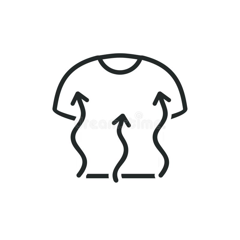 Dry Clothes Icon. Illustration Vector Stock Vector - Illustration of ...