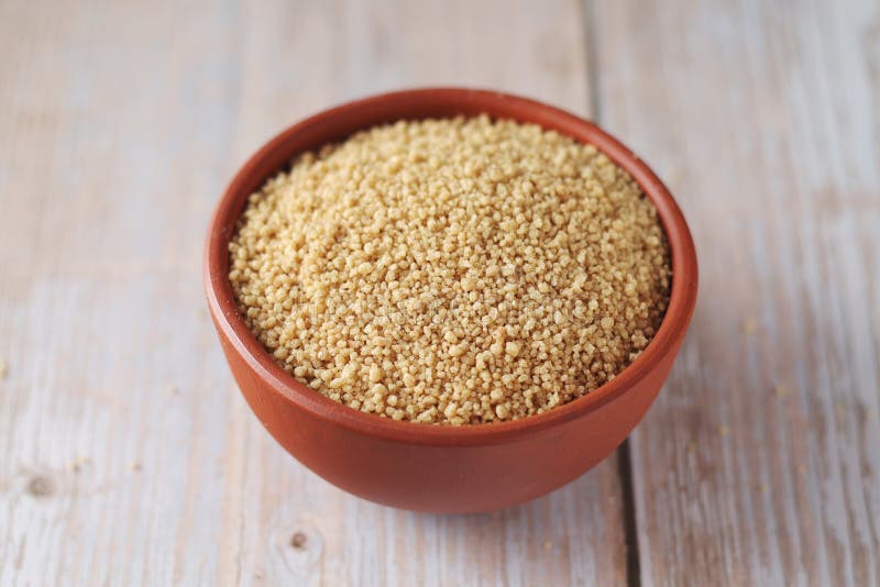 Dry Couscous in a Small Ceramic Bowl Stock Image - Image of cooking ...
