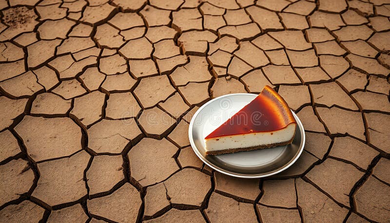 Cracked Dry Earth Arid Landscape and Drought Condition Nature ...