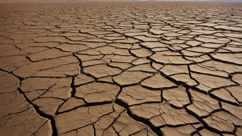 Cracked Earth, Dry Land, Arid Landscape, Desert Texture Stock ...