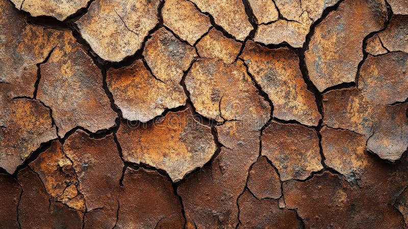 Dry Cracked Earth Texture Showing Severe Drought Conditions Stock Photo ...