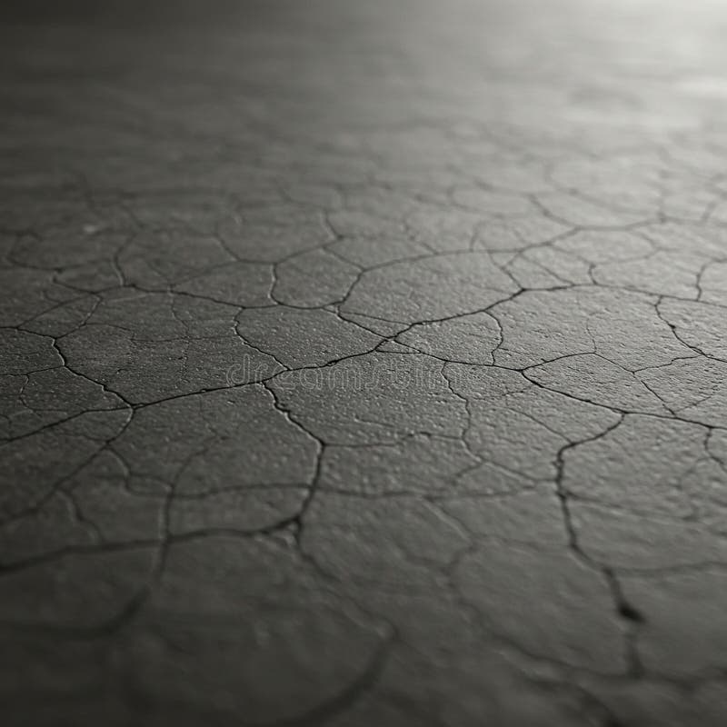 Dry, Cracked Earth with an Uneven Surface Texture, Appearing Parched ...