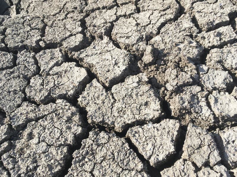 Dry Cracked Ground Texture Background Stock Image - Image of drought ...