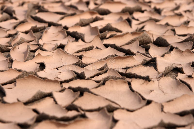Dry Cracked Sand stock image. Image of dryness, evaporate - 2865729