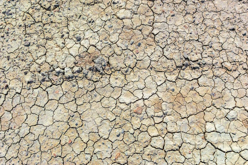 Dry, Cracked Soil from Lack of Water. Natural Background Stock Photo ...