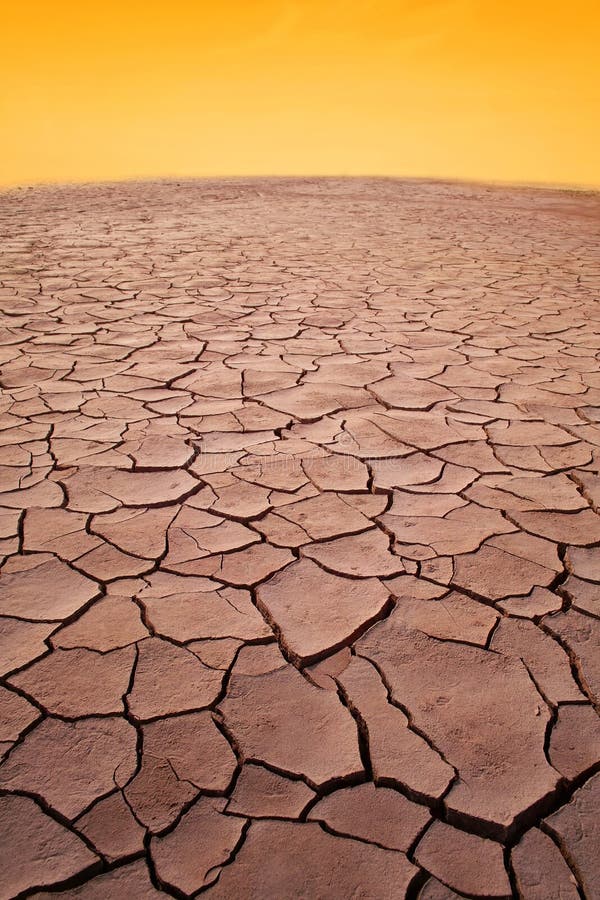 Dry desert stock photo. Image of horizon, natural, earth - 12234228