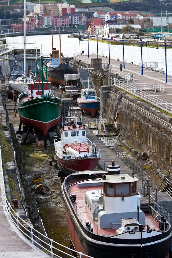 Dry dock stock image. Image of vessels, antiques, pier - 24825677
