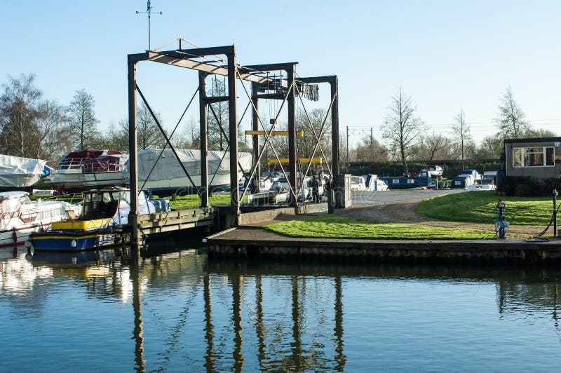 Dry dock for narrow boats editorial image. Image of dock - 48065155