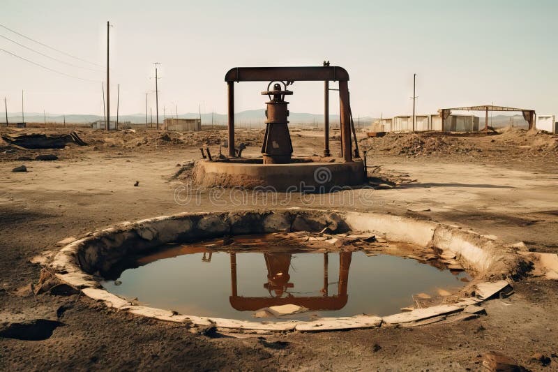 Dry Water Well, Reflecting the Scarcity of Clean and Accessible Water ...