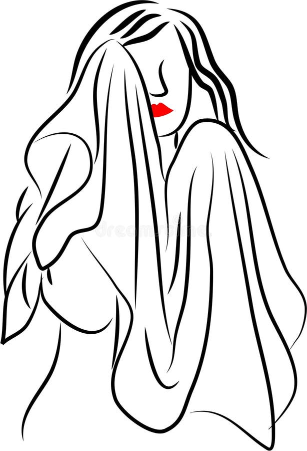 Dry Face stock vector. Illustration of isolated, drying - 169144