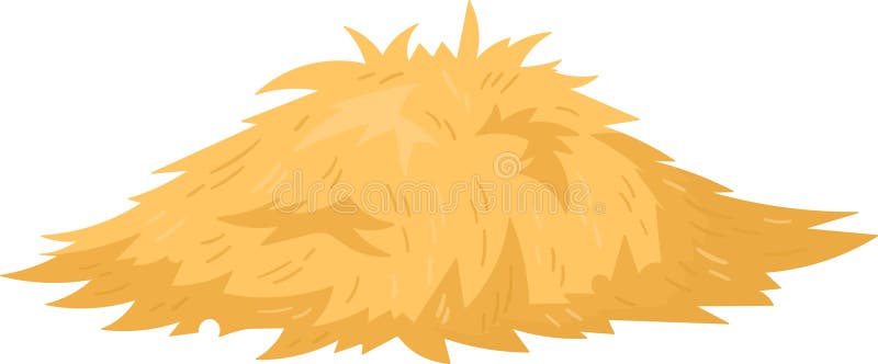 Dry Farm Haystack stock vector. Illustration of haystack - 285788972