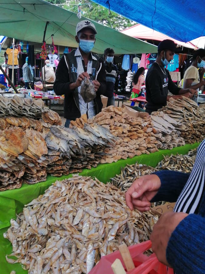 Dry Fish Stall at Sun Day Fair Editorial Photography - Image of fair ...
