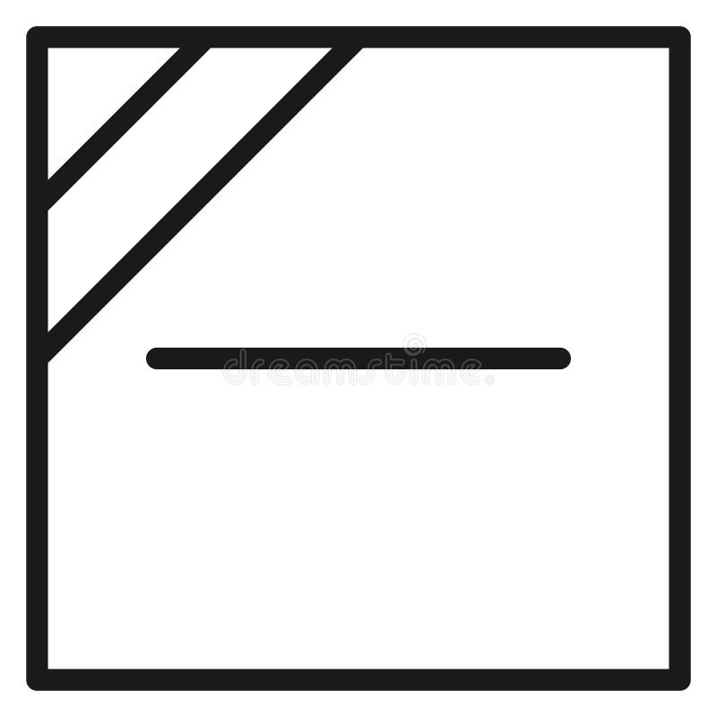 Dry Flat in Shade Icon Symbol Vector Stock Vector - Illustration of ...