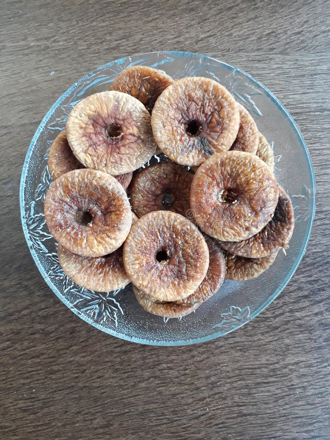 Dry fruit fig plate stock photo. Image of body, taste - 225260966