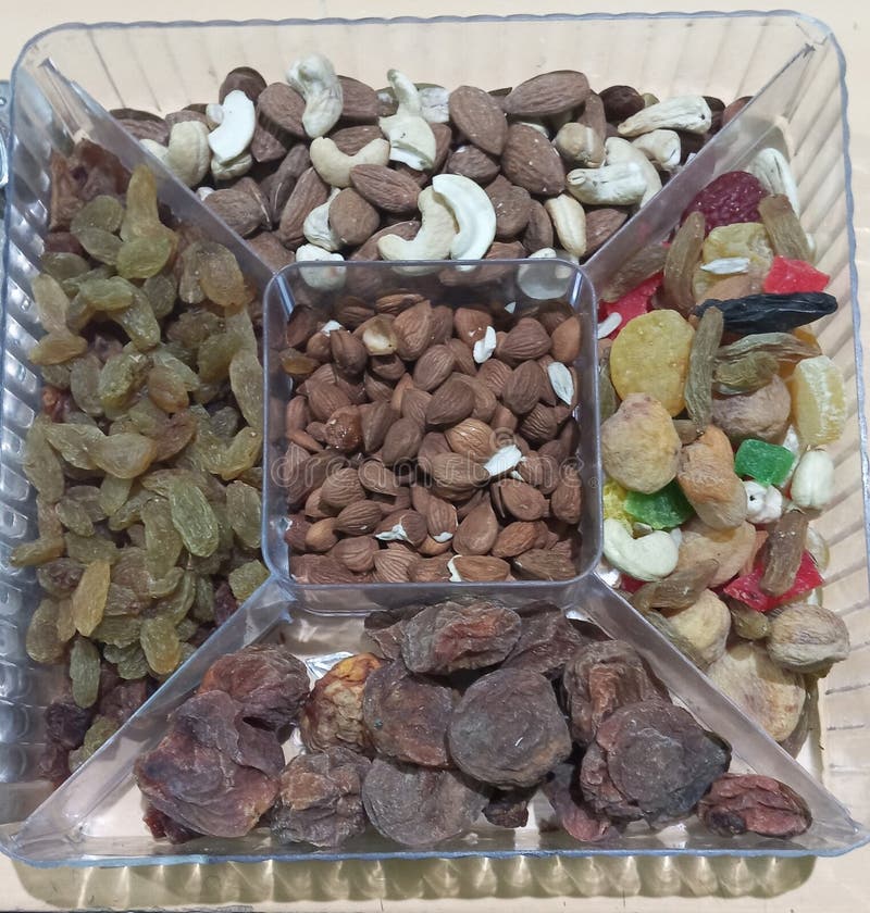 Dry Fruits in a Box stock photo. Image of food, cuisine - 392348068