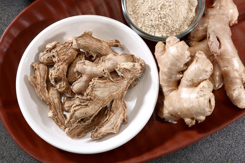 Dry Ginger stock image. Image of adrak, powder, drink - 296174515