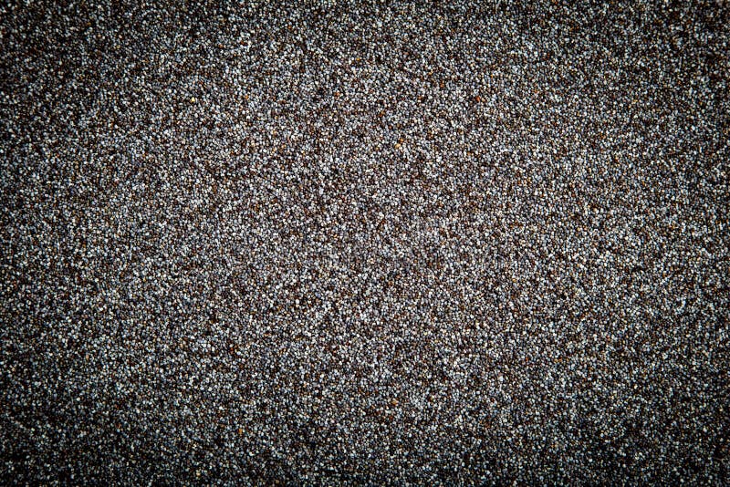 Dry Gray Poppy Seeds Texture Stock Photo - Image of background ...