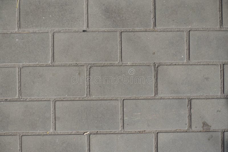 Dry Grey Concrete Blocks Pavement Stock Image - Image of common, macro ...