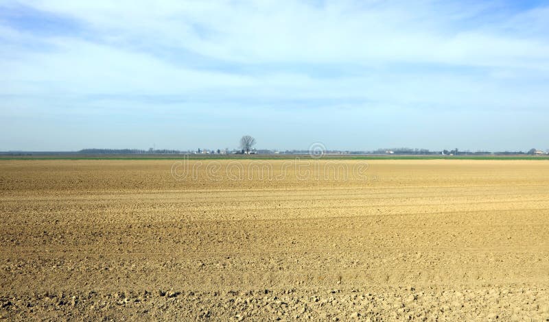 Dry Ground of the Plain during the Great Summer Drought Stock Photo ...