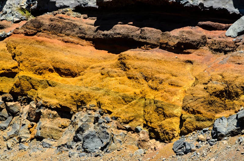 Dry Hardened Volcanic Lava stock image. Image of volcanic - 44302705