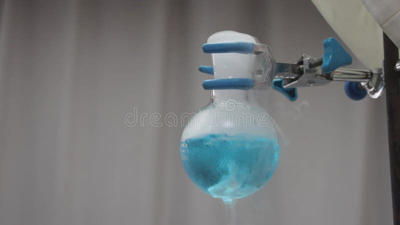 Dry Ice Flask Laboratory stock footage. Video of blue - 284801018