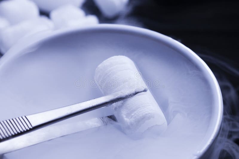 Dry Ice (CO2) in Production Stock Image - Image of isolated, granules ...