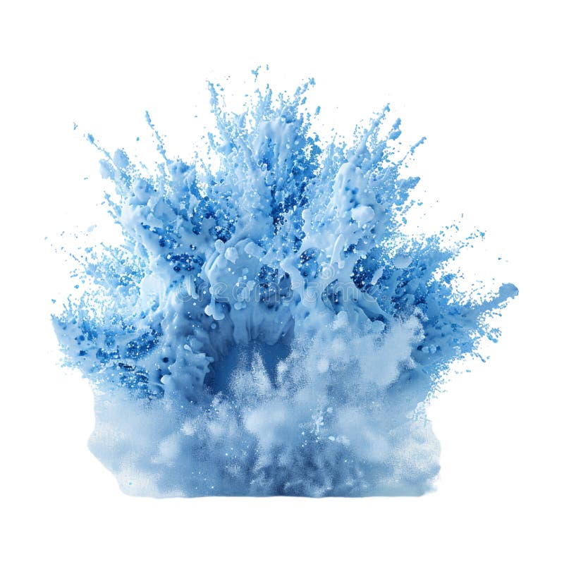 Dry Ice Explosion on Transparent Background - Ai Generated Stock ...