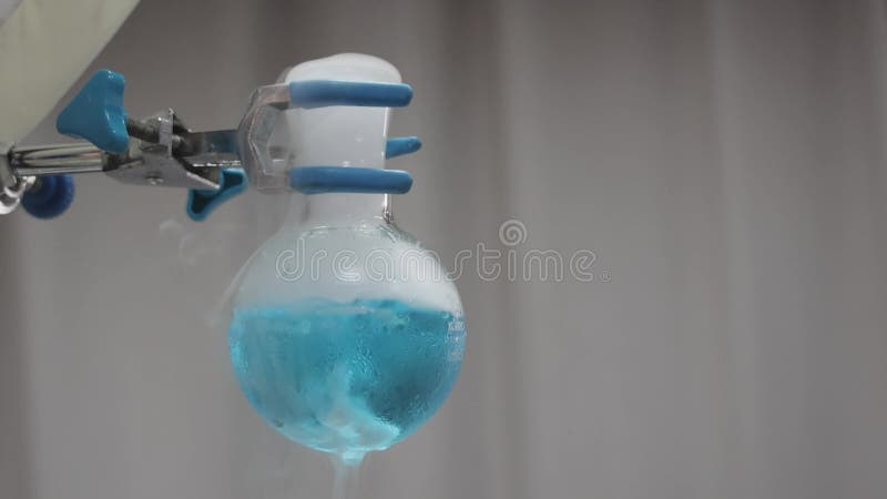 Laboratory Experiment Dry Ice Stock Footage - Video of simple, fuming ...