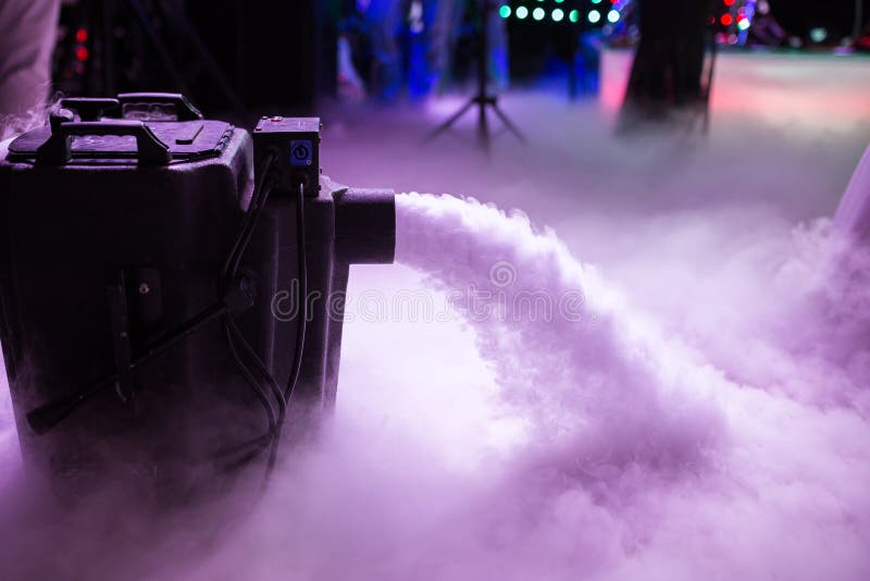 Dry Ice Low Fog Machine Hands Wedding First Dance Restaurants Stock ...
