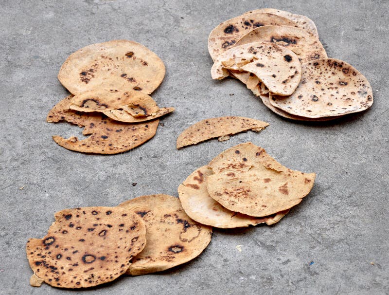 Dry indian chapatis stock photo. Image of cakes, chapatis - 21115428