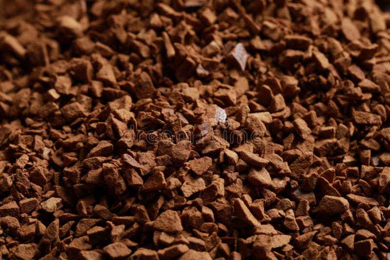 Dry Instant Coffee As Background, Closeup View Stock Image - Image of ...