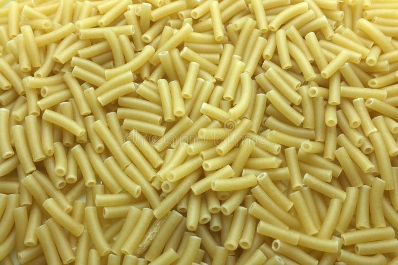Dry Italian Macaroni, Pasta Stock Photo - Image of material, eatable ...