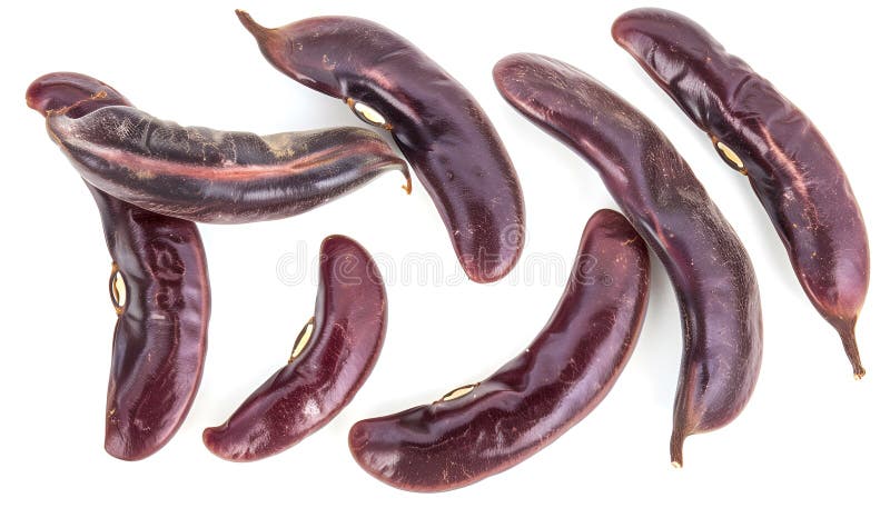 Dry Kidney Bean Isolated on White, Top View Stock Photo - Image of ...