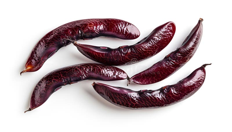 Dry Kidney Bean Isolated on White, Top View Stock Photo - Image of ...