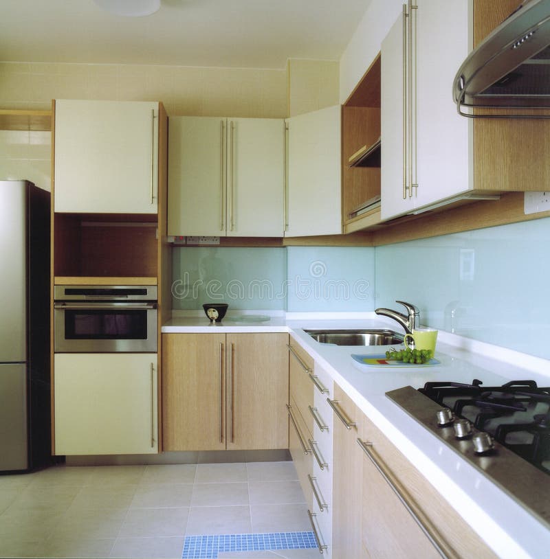 Dry kitchen stock photo. Image of counter, cabinets, design - 4696990