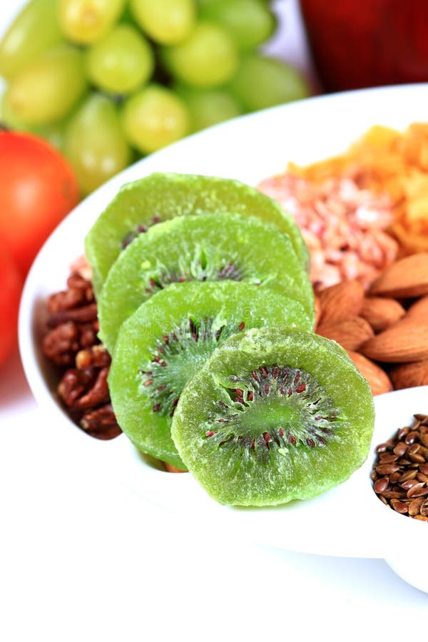 Dry kiwi stock photo. Image of almonds, fructose, vitamins - 52012402