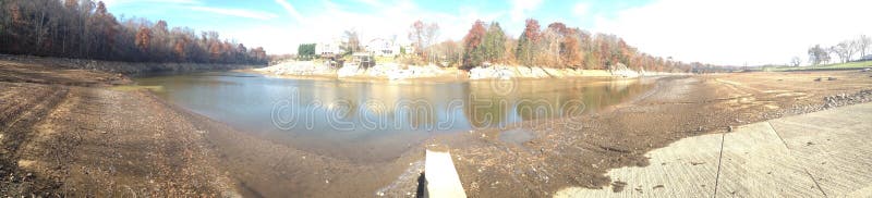 Dry lake panoramic stock photo. Image of boone, water - 50724962