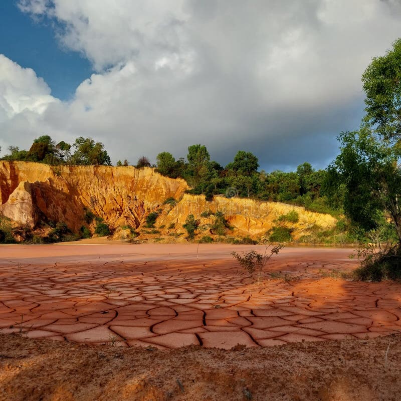 Dry Land Former Sand Mining Stock Image - Image of land, mining: 277296673