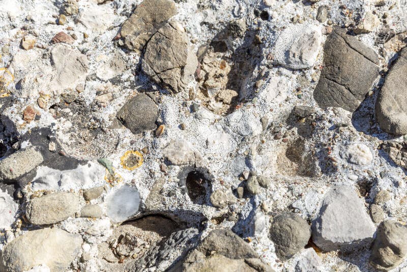 Dry Land with Large Stones. Background. Space for Text. Stock Image ...
