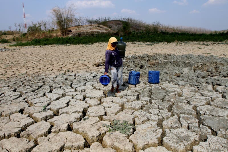 Dry land editorial stock photo. Image of crop, resident - 36849878
