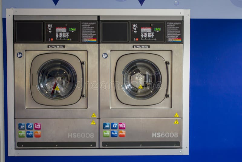 Dry Machines in the Self Service Laundry Editorial Photo - Image of ...