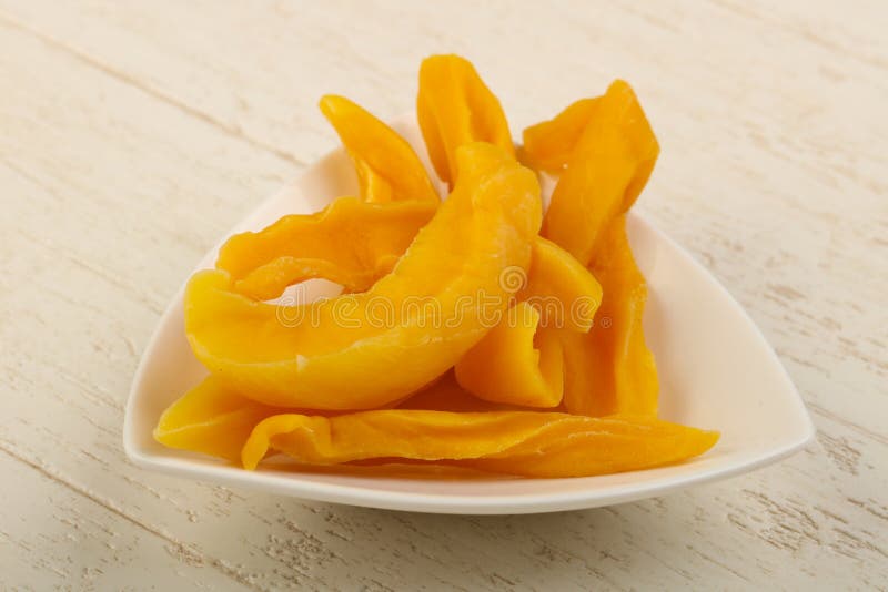 Dry mango chips stock image. Image of organic, tasty - 111795809