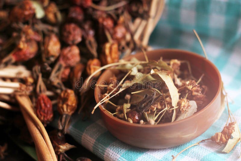 Dry Medicinal Grass in a Jar, Macro Stock Photo - Image of container ...