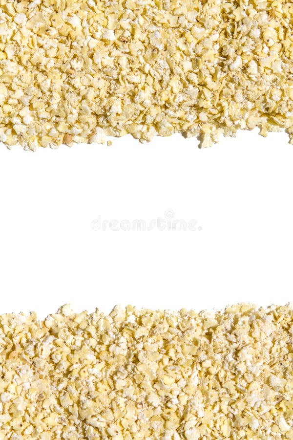 Dry millet flakes frame stock image. Image of flake - 185873357