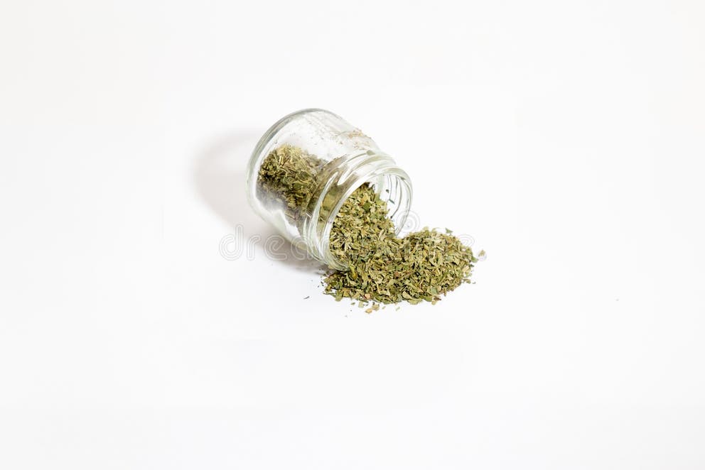 Dry mint flakes stock photo. Image of peppermint, indoor - 61402836