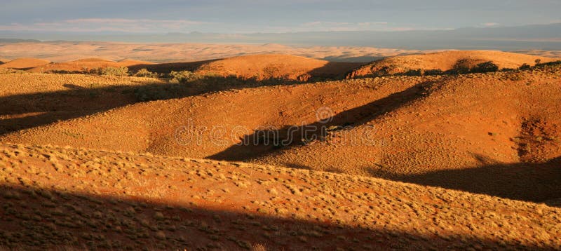 Dry mountain landscape stock photo. Image of sunset, distance - 1366668