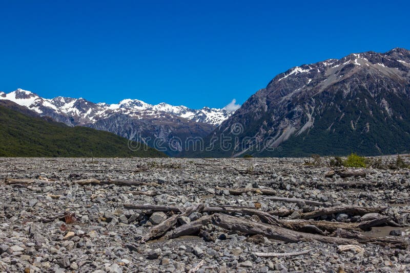 Dry Mountain Riverbed stock photo. Image of mountains - 36120970