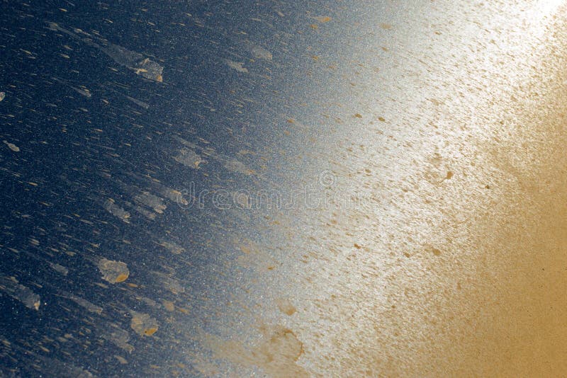 Dry Mud Splashes on Blue Metallic Car Paint Stock Image - Image of ...