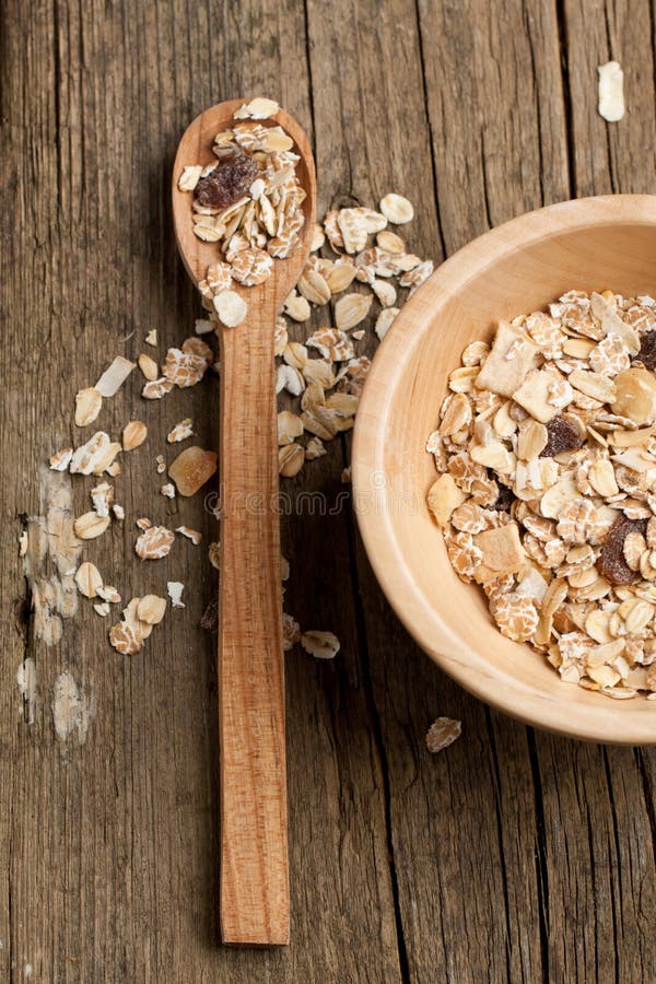 Dry muesli stock image. Image of nutrition, diet, gourmet - 18993811