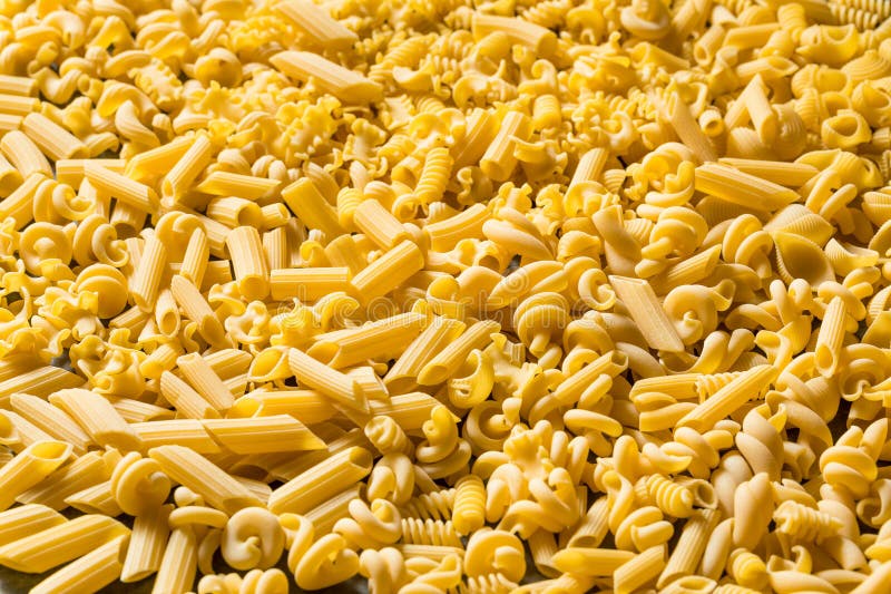 Dry Organic Assorted Italian Pasta Stock Photo - Image of italian, cook ...